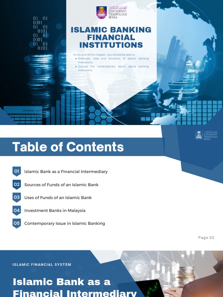 (Imu256) Topic 5 - Islamic Banking Financial Institutions | PDF ...