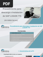 Instalación de SAP Logon 770 | PDF