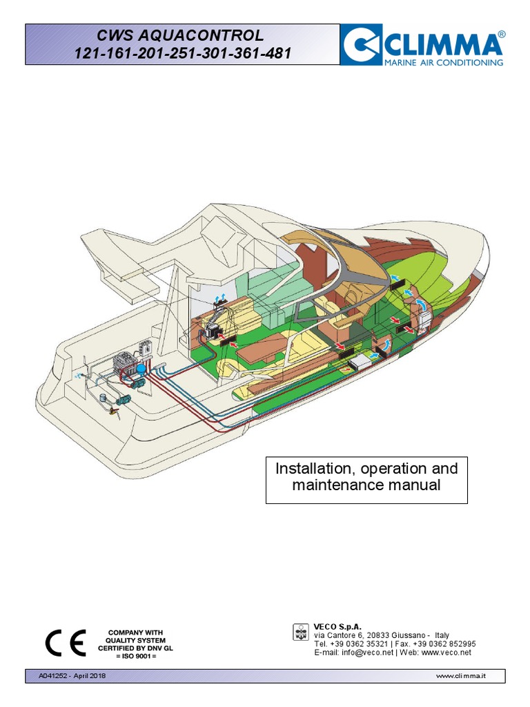 Cws MANUAL Aquacontrol Eng-2018 | PDF | Thermostat | Water