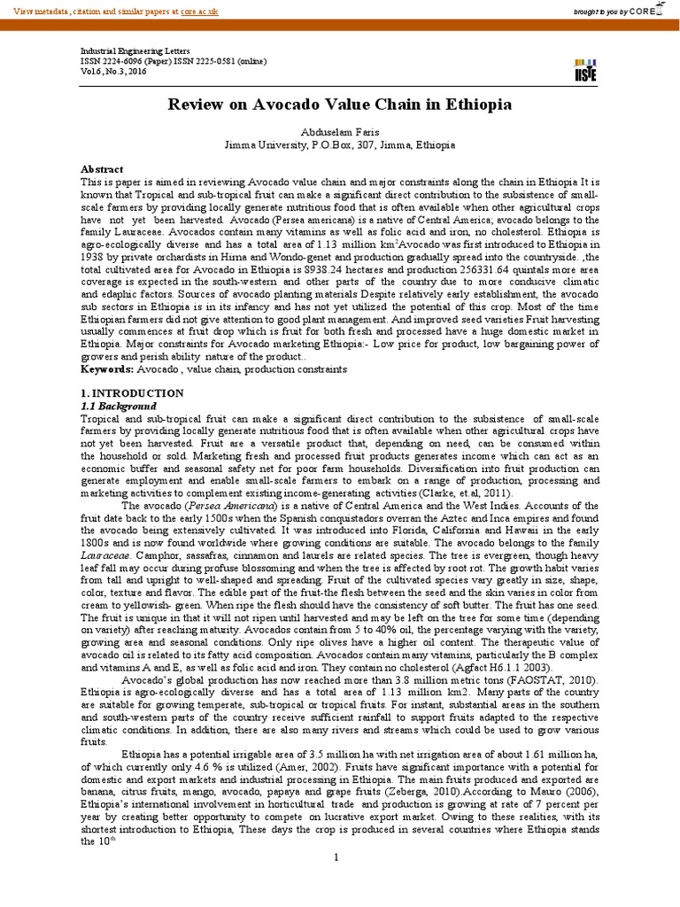 Avocado | PDF