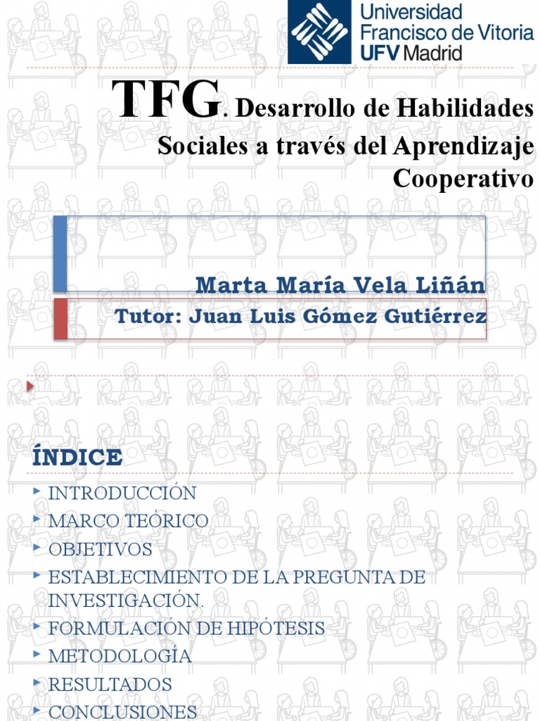 Powerpoint TFG GAUDEAMUS IGITUR Def | PDF | Aprendizaje | Habilidades sociales