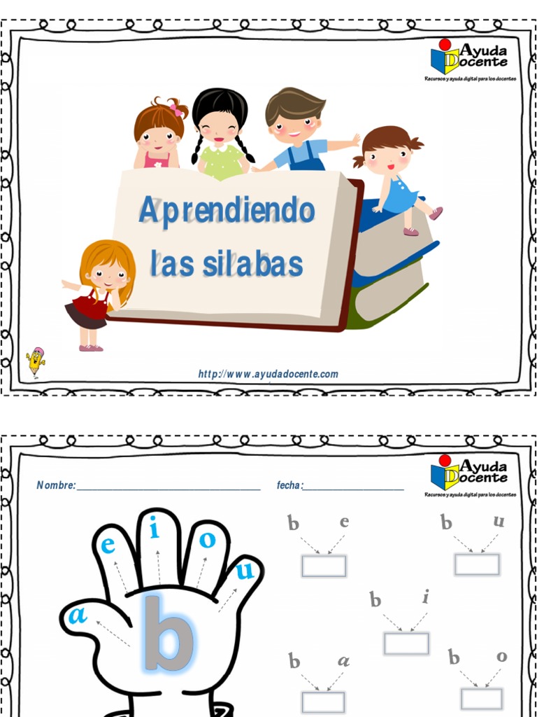Aprendiendo Las Silabas | PDF