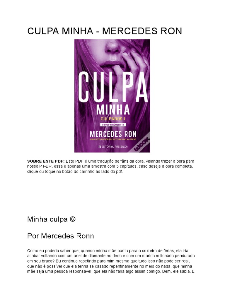 Culpa Minha Mercedes Ron PDF | PDF | Cães | Roupas