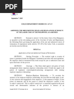 DOLE Department Order No. 147-15 | PDF