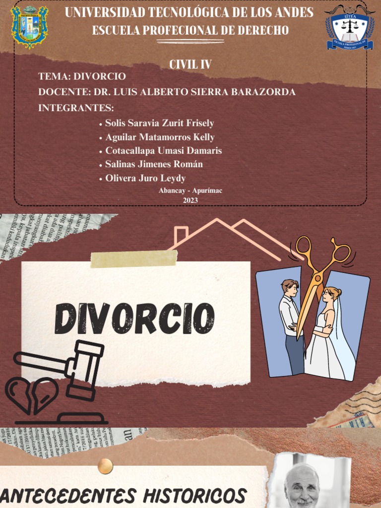 El Divorcio | PDF | Divorcio | Matrimonio