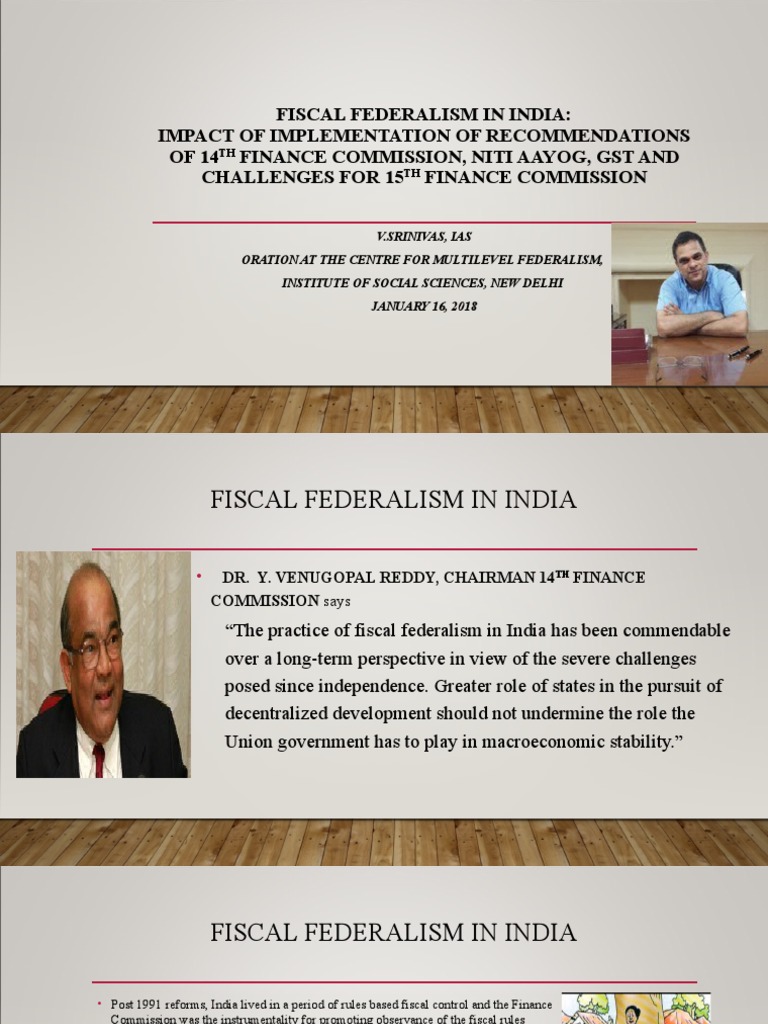 Fiscal Federalism in India: Key Insights | PDF | Taxes | Government ...