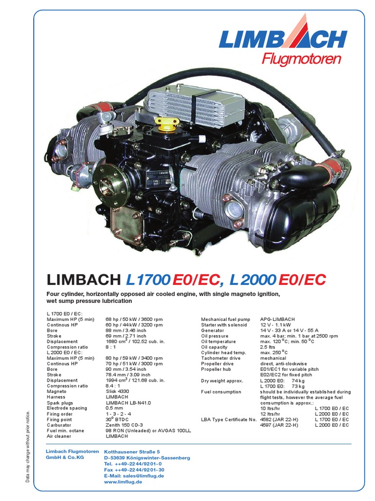 limbach-l2000-e0_ec-datasheet-en | PDF | Vehicles | Engines
