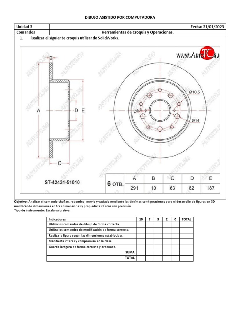 Practica, SolidWorks 4 | PDF