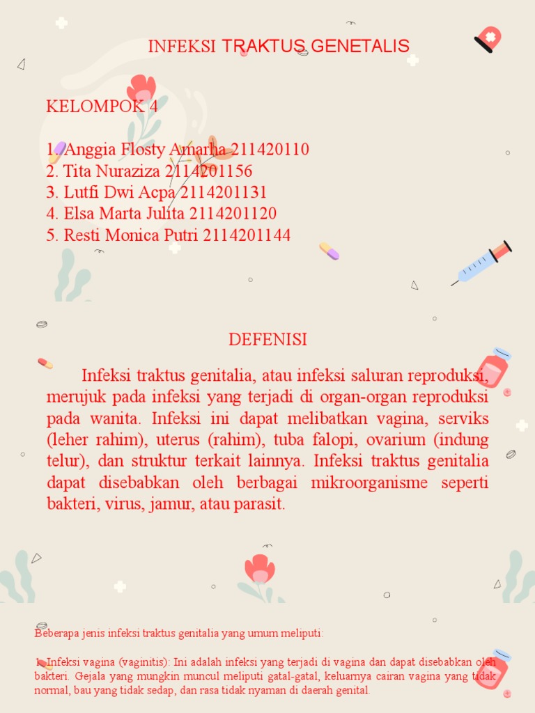 KEL 4 (Infeksi Traktus Genetalis) | PDF