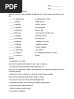 The Hatchet Answers | PDF | Fires | Foods