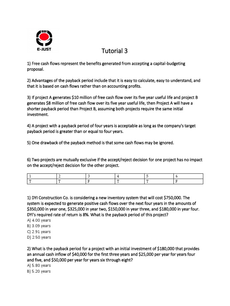 Tutorial 3 | PDF