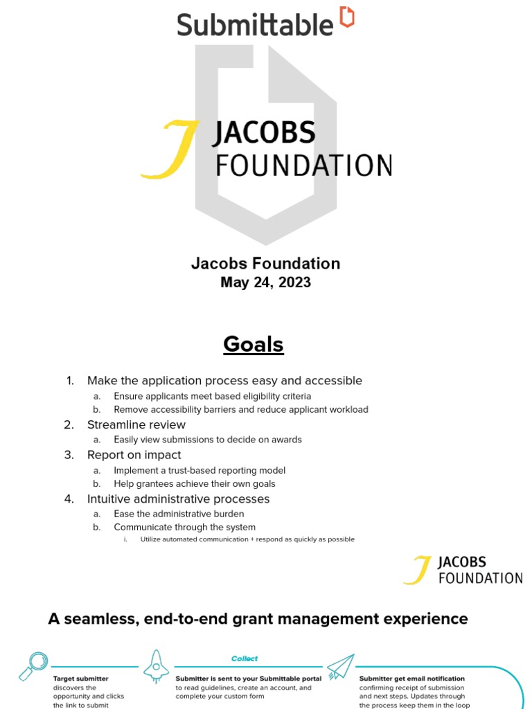 Submittable Proposal - Jacobs Foundation | PDF