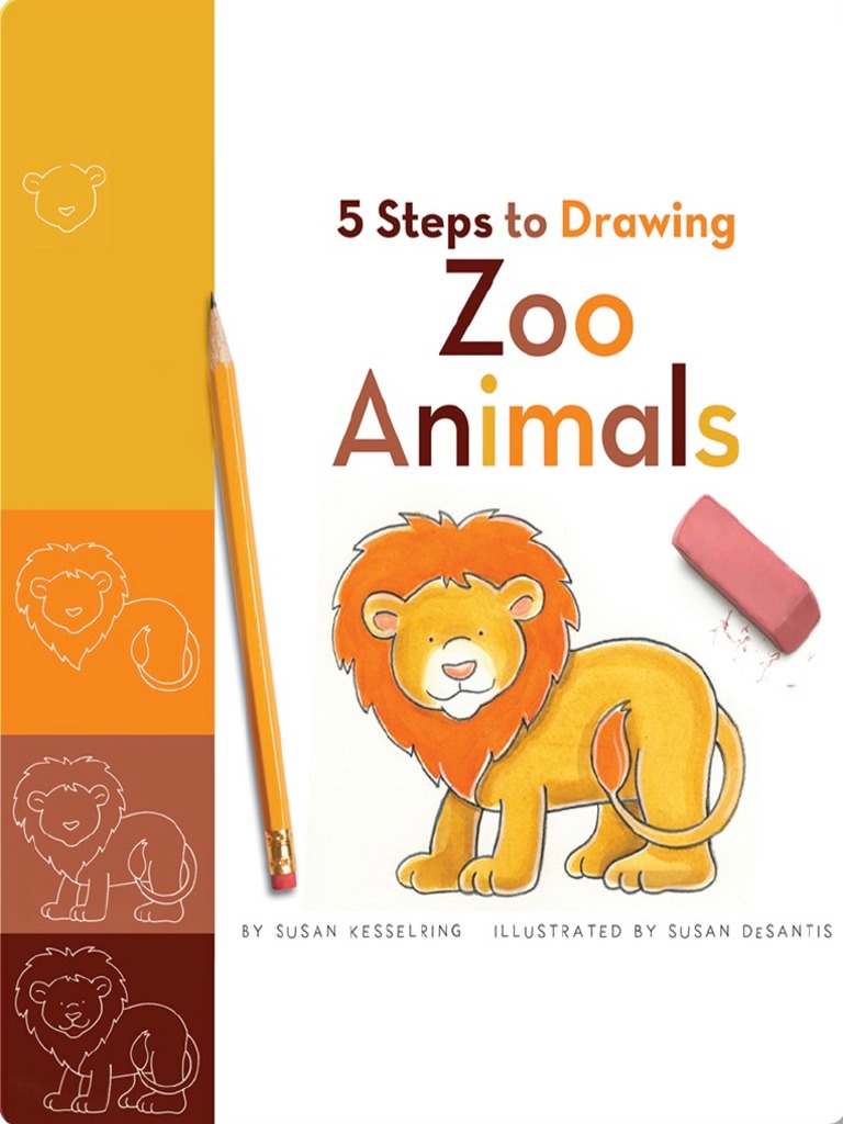 5 Steps To Drawing Zoo Animals | PDF