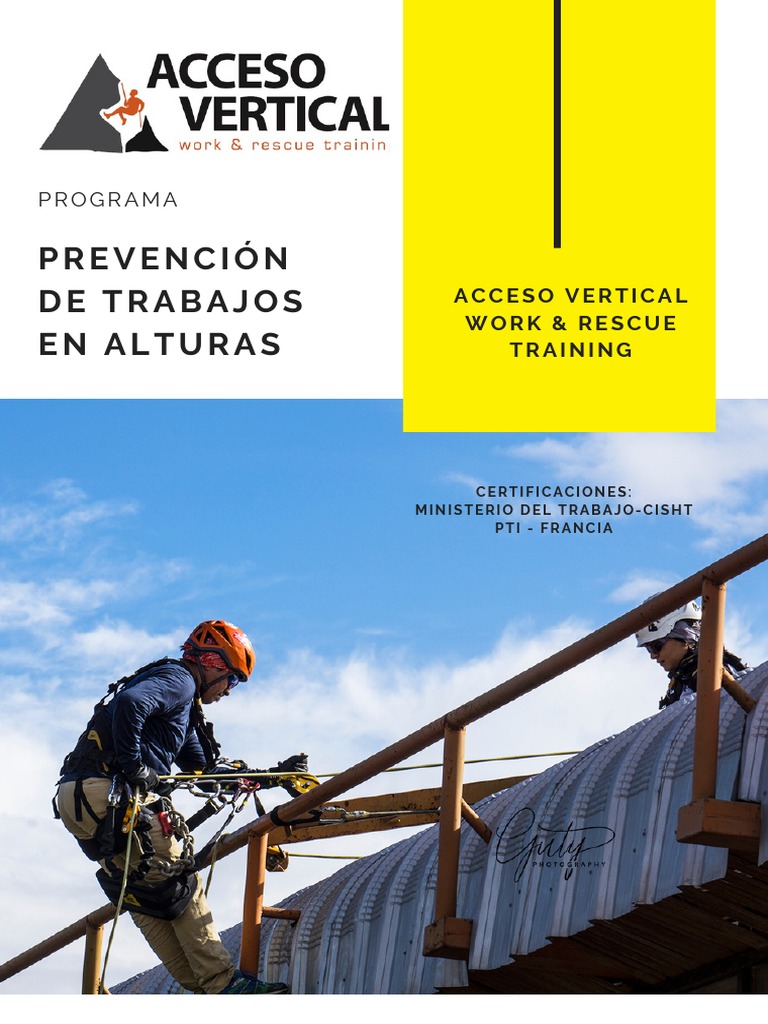 Progr. Trabajos en Alturas | PDF