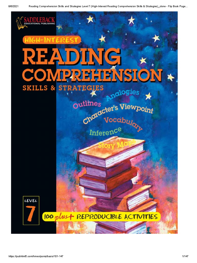 Reading Comprehension Skills and Strategies Level 7 (High-Interest ...