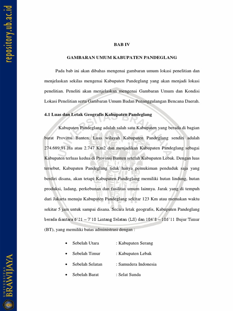 SKRIPSI BAB IV gambaran umum | PDF