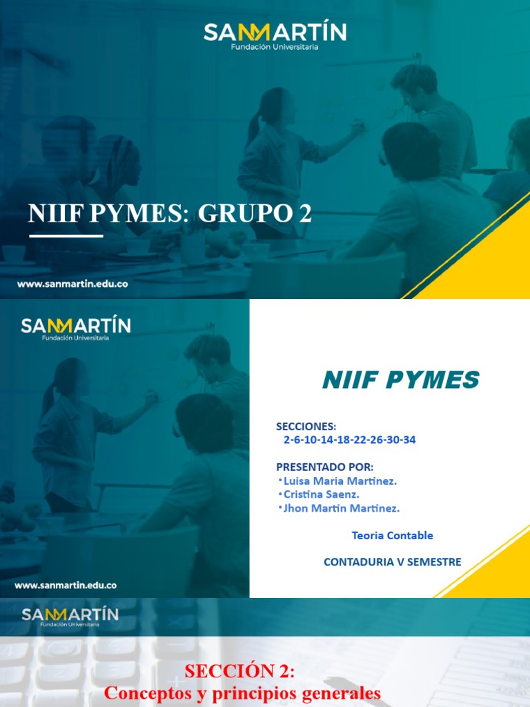 Niif Pymes Secciones 2,6,10,14,18,22,26,30 y 34 | PDF | Compartir ...