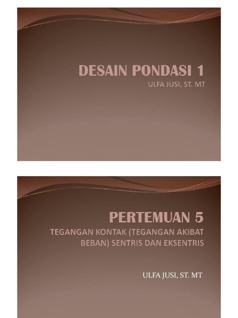 Tegangan Kontak | PDF