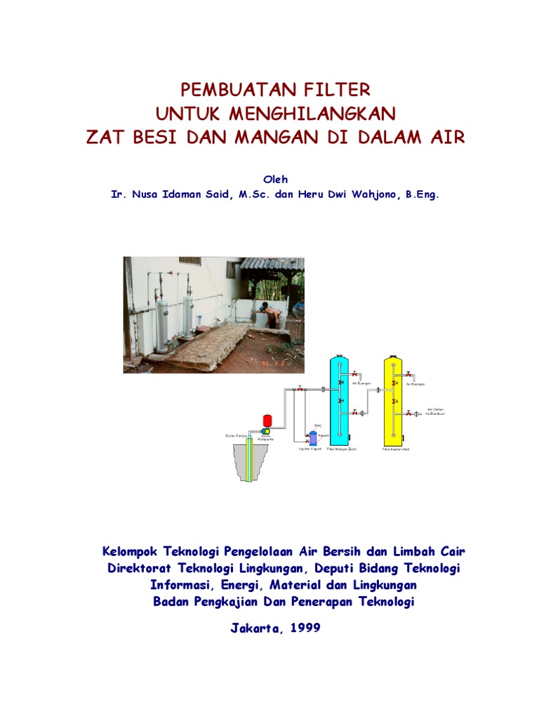 Filter Air untuk Zat Besi dan Mangan | PDF
