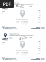 Modelo de Receta Médica Editable | PDF
