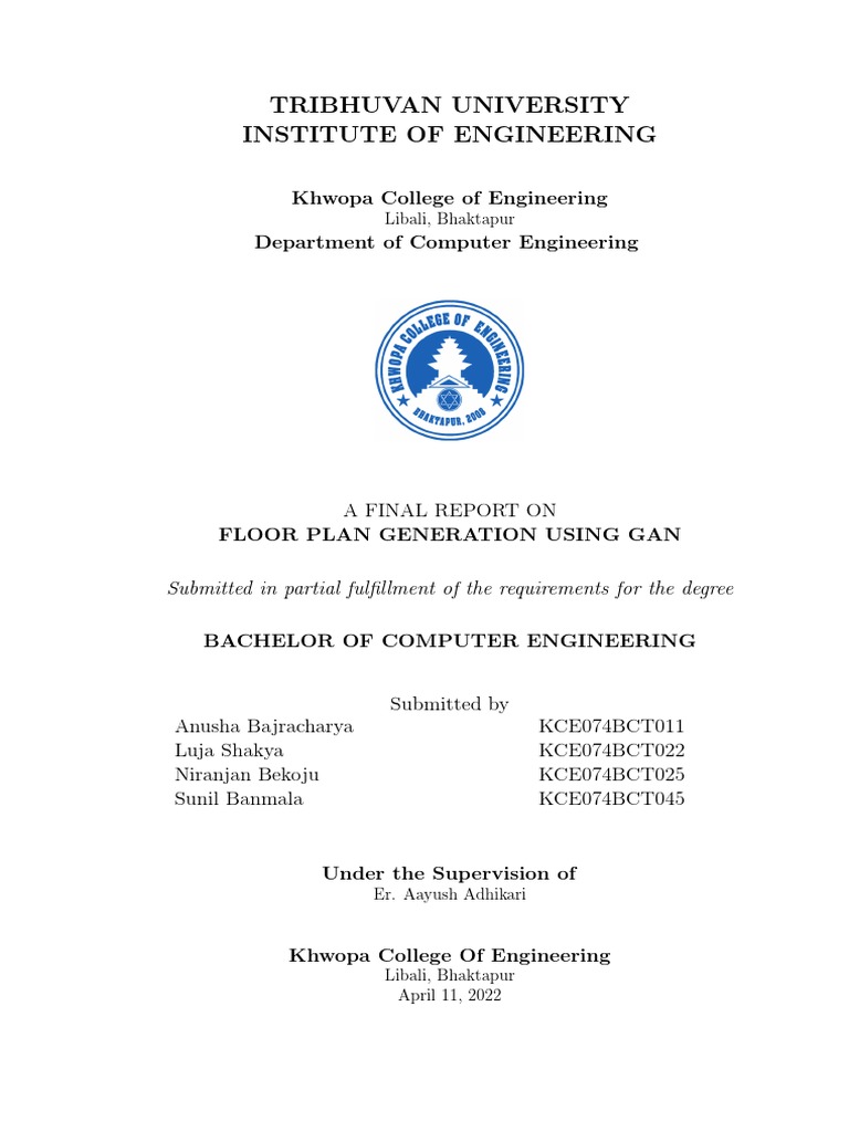Floor Plan Generation Using GAN | PDF | Image Segmentation | Deep Learning