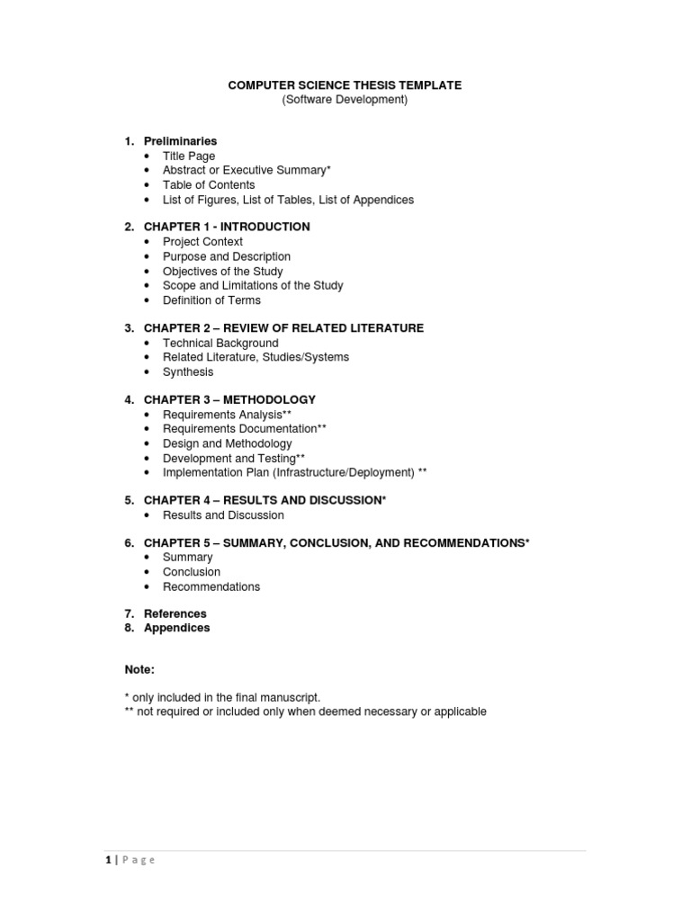 CS - Software Development - Research Template (With Discussions Per ...