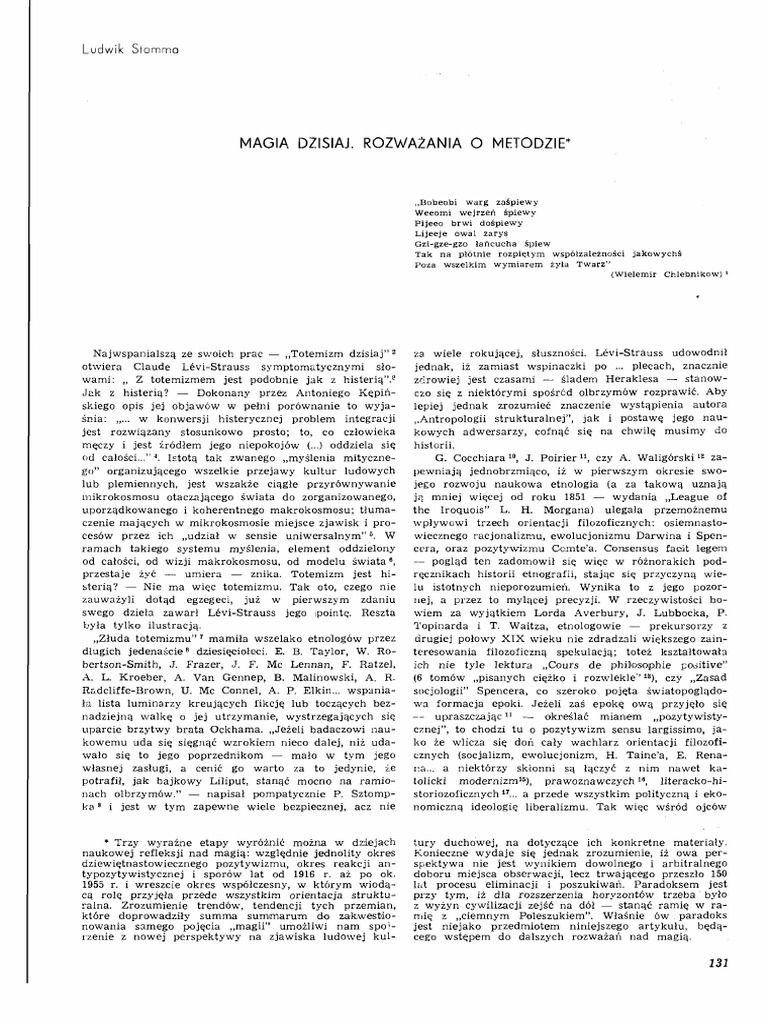 Stomma - Magia Dzisiaj 1 (Polska Sztuka Ludowa - Konteksty 1978 t.32 z ...