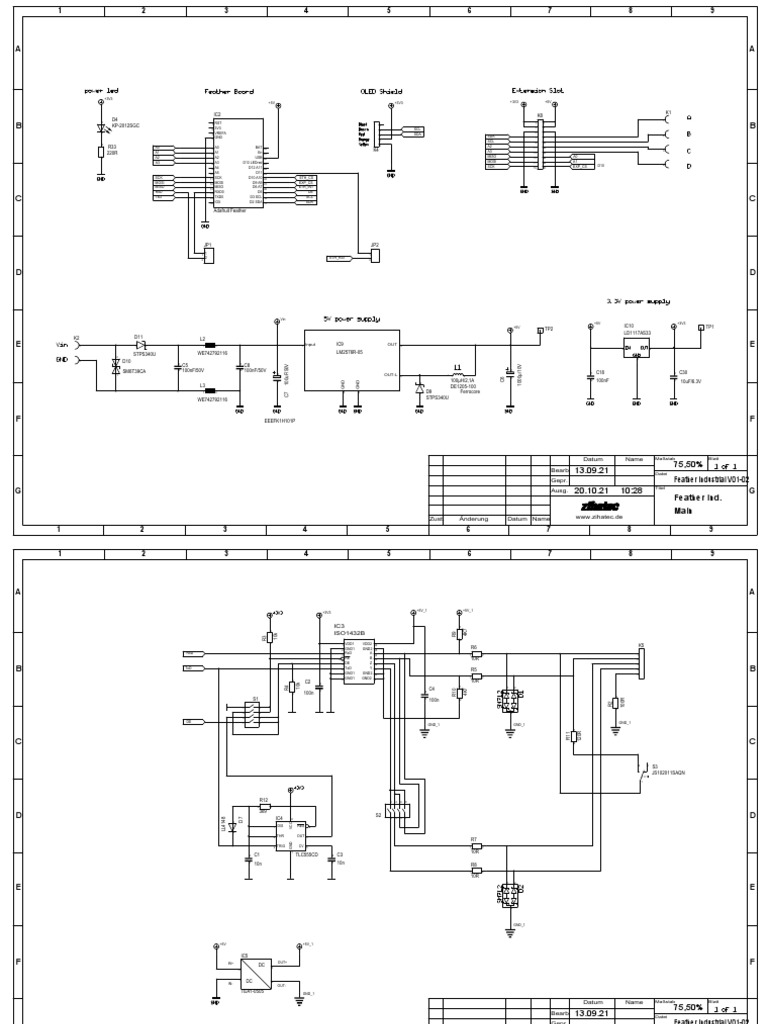 Feather Industrial Schematic V01-02 | PDF