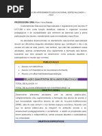 Modelo de PAEE para Educação Especial | PDF