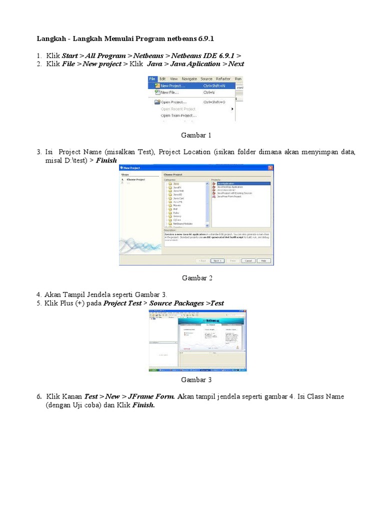 Langkah Langkah Memulai Program Netbeans 691 Pdf 