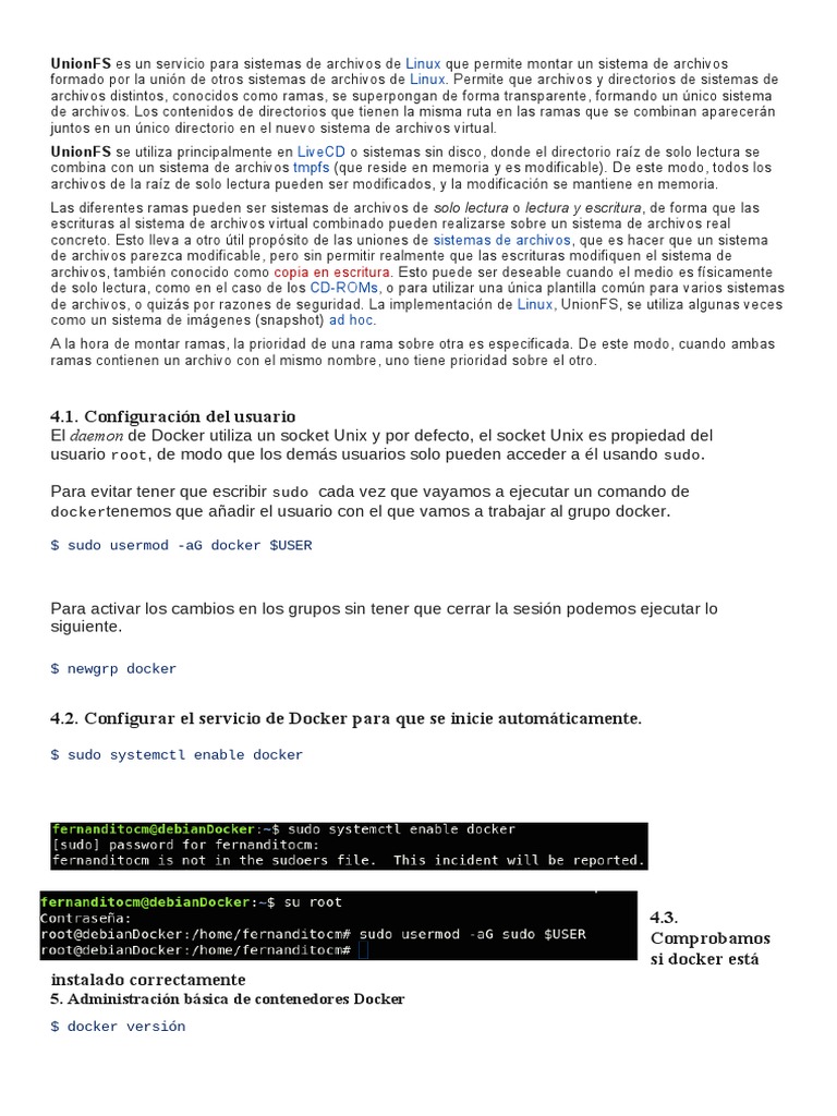 Curso de Introducción A Docker - Resuelto | PDF | Familias de sistemas operativos | Contenido libre