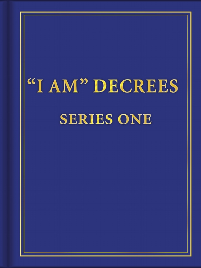 I Am - Decrees Series 1 | PDF