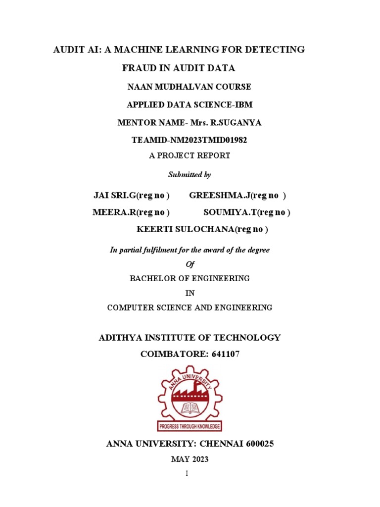 Sample Front Sheet Format | PDF