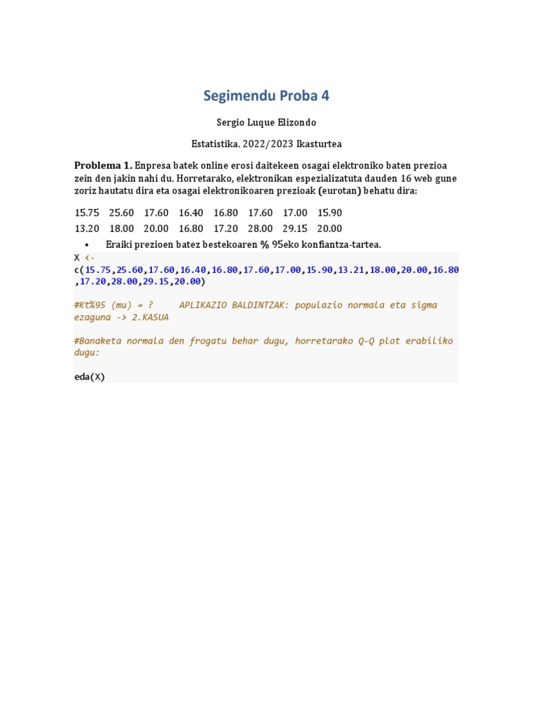 Segimendu Proba 4 | PDF