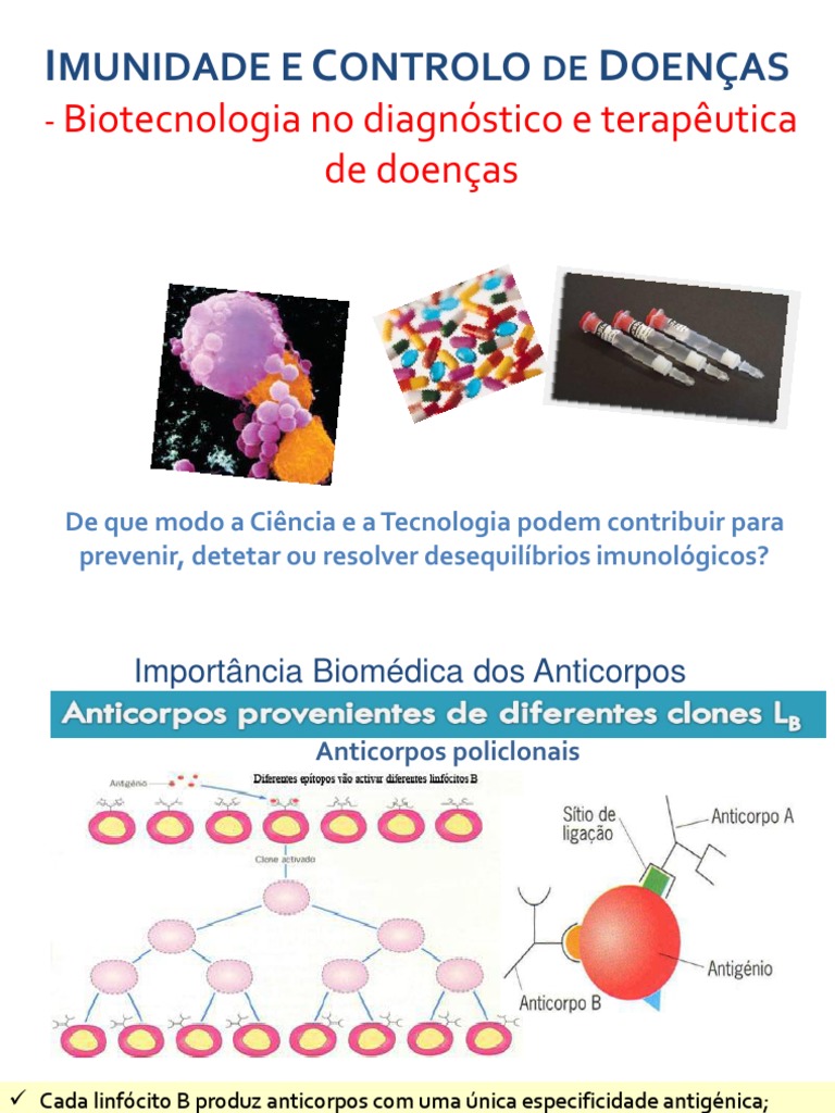 7.4. Biotecnologia No Diagnã Stico e Tratamento de DoenÃ As | PDF ...