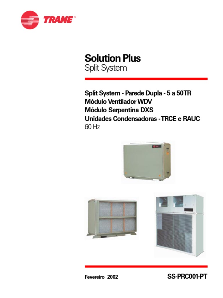 ss-prc001-pt Trane | PDF | Alternador de energia elétrica | Ciências ...