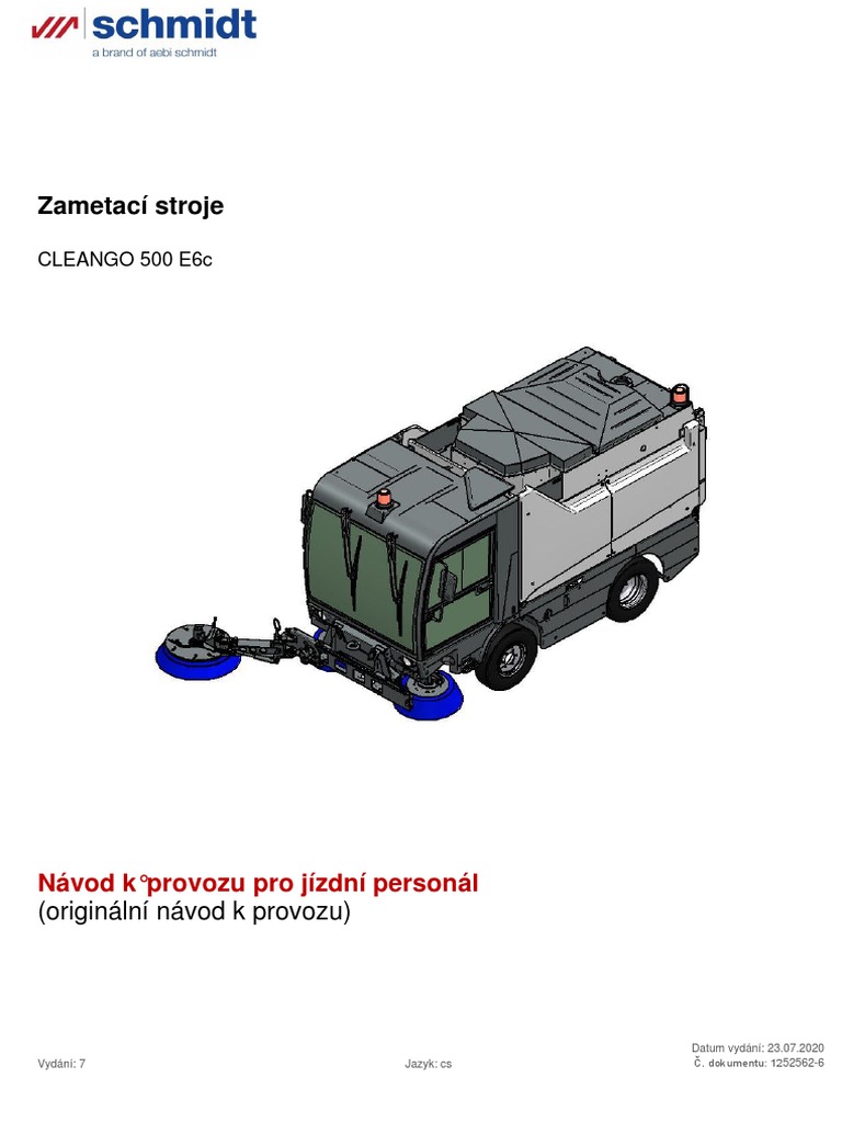 CLEANGO 500 E6c BA-Teil 1 (7) - Cs | PDF
