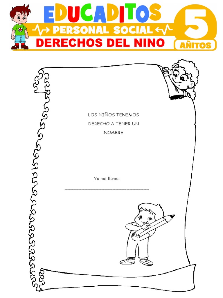 Ficha Derechos Del NiÑo | Pdf