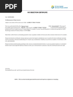 Bajaj Finance NOC Certificate Download | PDF