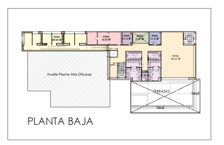 Áreas - Planta Sótano | PDF