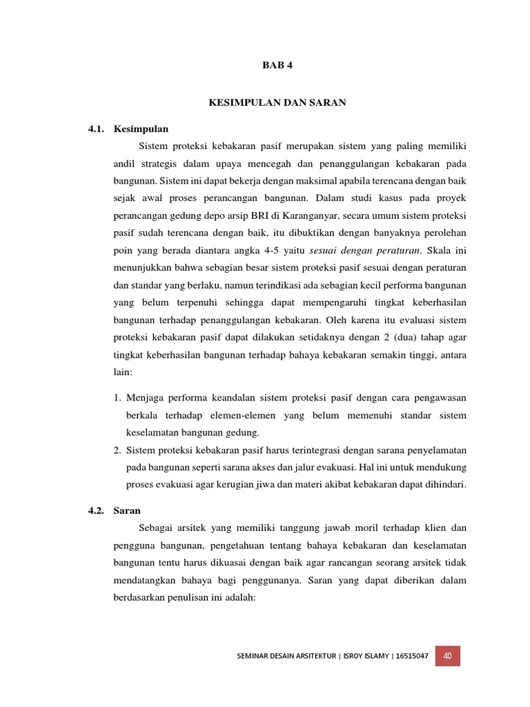 Bab 4 Kesimpulan Dan Saran | PDF