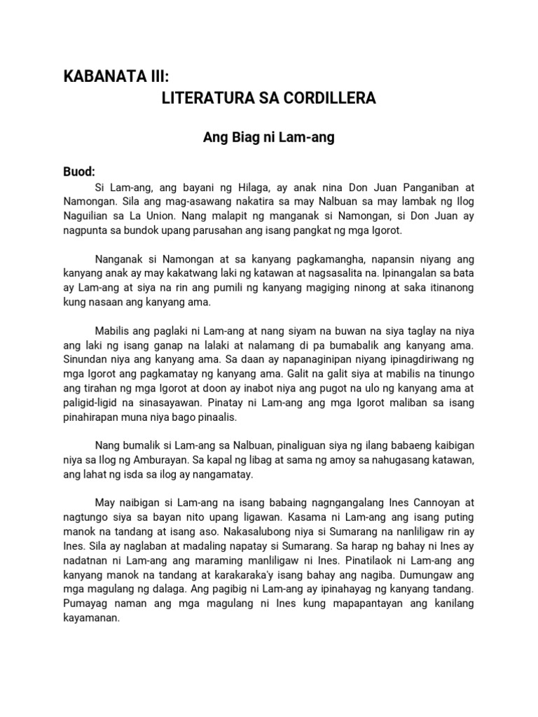 Kabanata III & IV | PDF