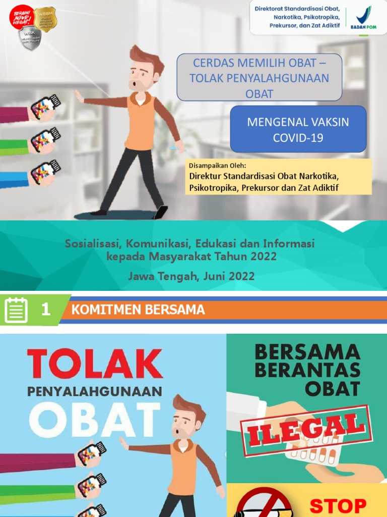 Salatiga - Kenali Obat Cegah Penyalahgunaannya - KIE TOMAS Dit Standard ONPPZA 2022 Rev2 | PDF