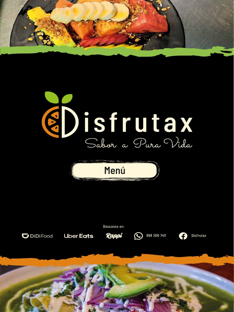 Disfrutax - Menú | PDF