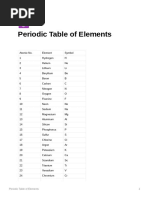 Updated Periodic Table Elements 1 To 30 | PDF | Periodic Table ...