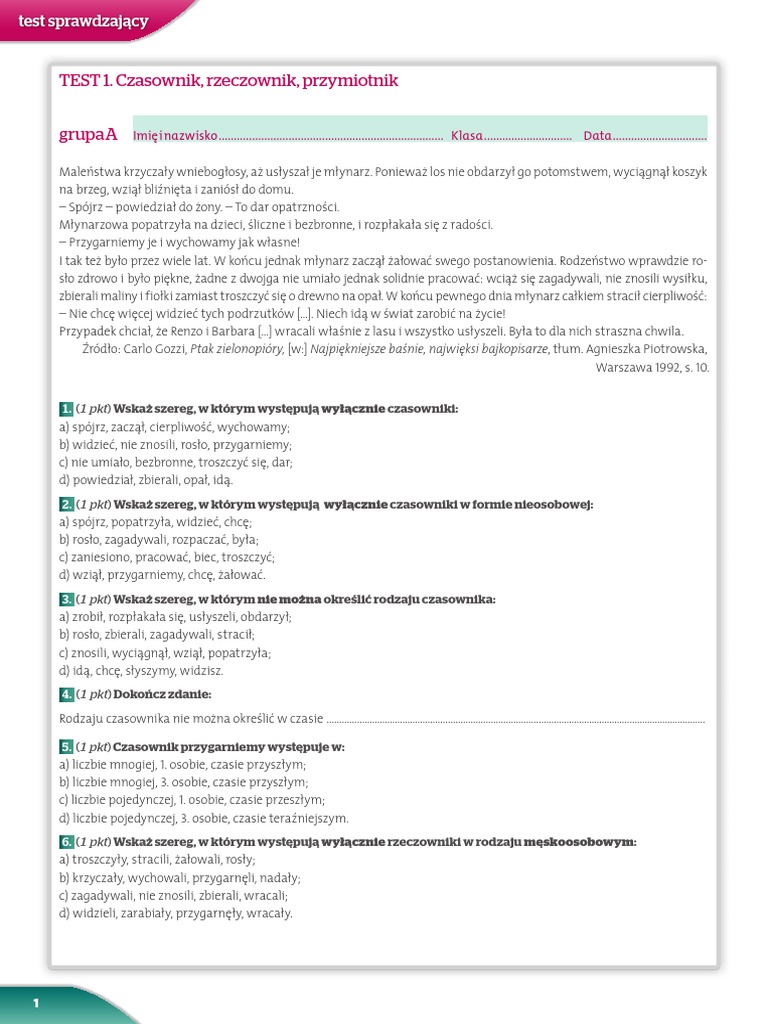 Jezyk Polski - 4-8 | PDF