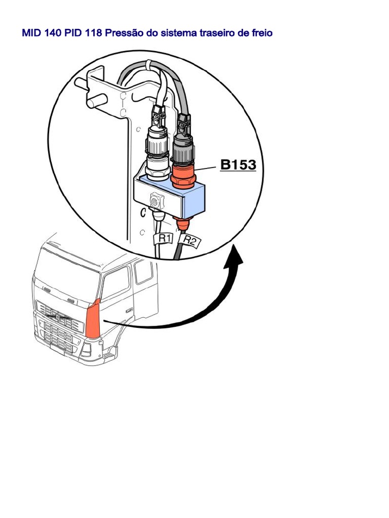 MID 140 PID 118 - Sensor de Pressão Dianteiro | PDF