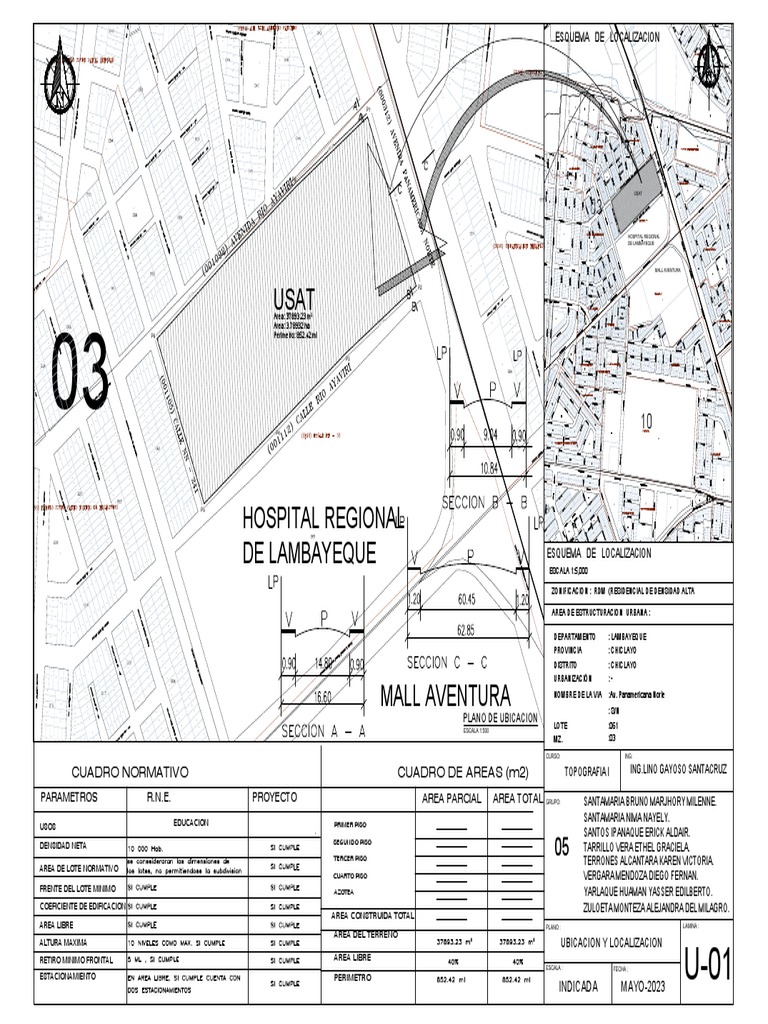 Plano de Ubicacion y Localizacion Usat | PDF