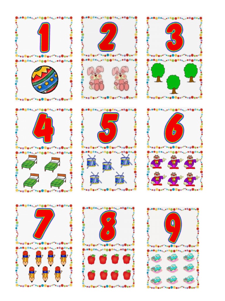 Numeros Con Cantidades | PDF