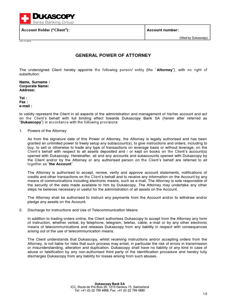 General POA - V.21.11.18 - in Use | PDF | Lawyer | Power Of Attorney